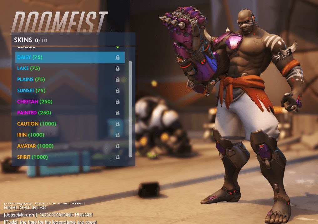 Overwatch: Preview All of Doomfist's Skins Now on the PTR