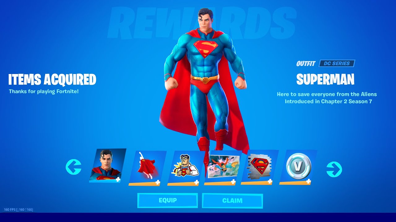 New Superman Skin Arrives in Fortnite’s Latest Update