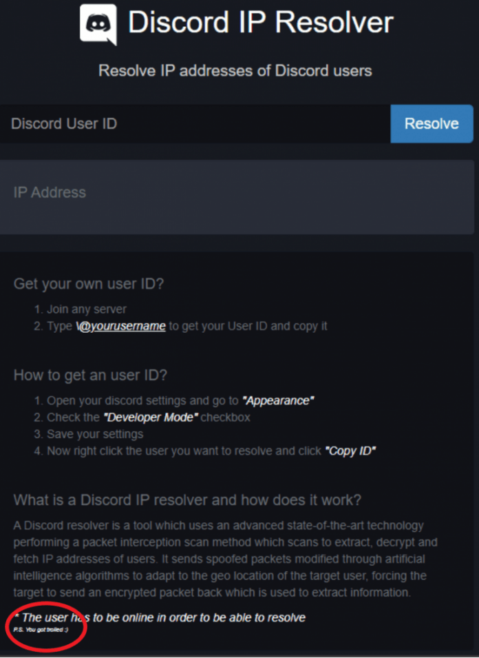 Maneiras de obter o IP de alguém do Discord