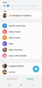 What Does The Blue Dot Mean On Samsung Contacts?